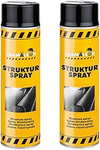 Chamäleon Structure Paint Black 1 x 500 ml Plastic Bumper Spray Bumper ...
