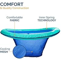 Amazon.com: SwimWays Spring Float Papasan Pool Lounge Chair with Hyper ...