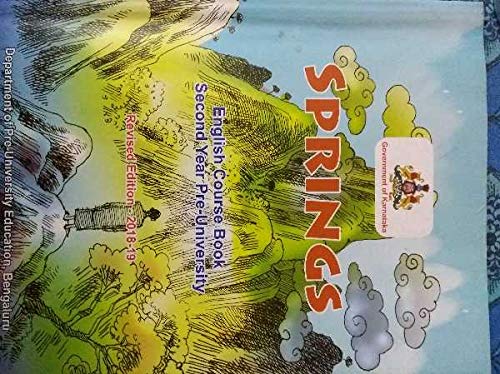 Springs 2nd puc English textbook : PU Board, PU Board: Amazon.in