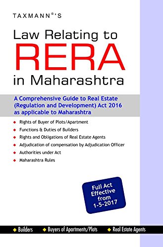 Amazon.in: Buy Law Relating to RERA in Maharashtra (Full Act Effective ...