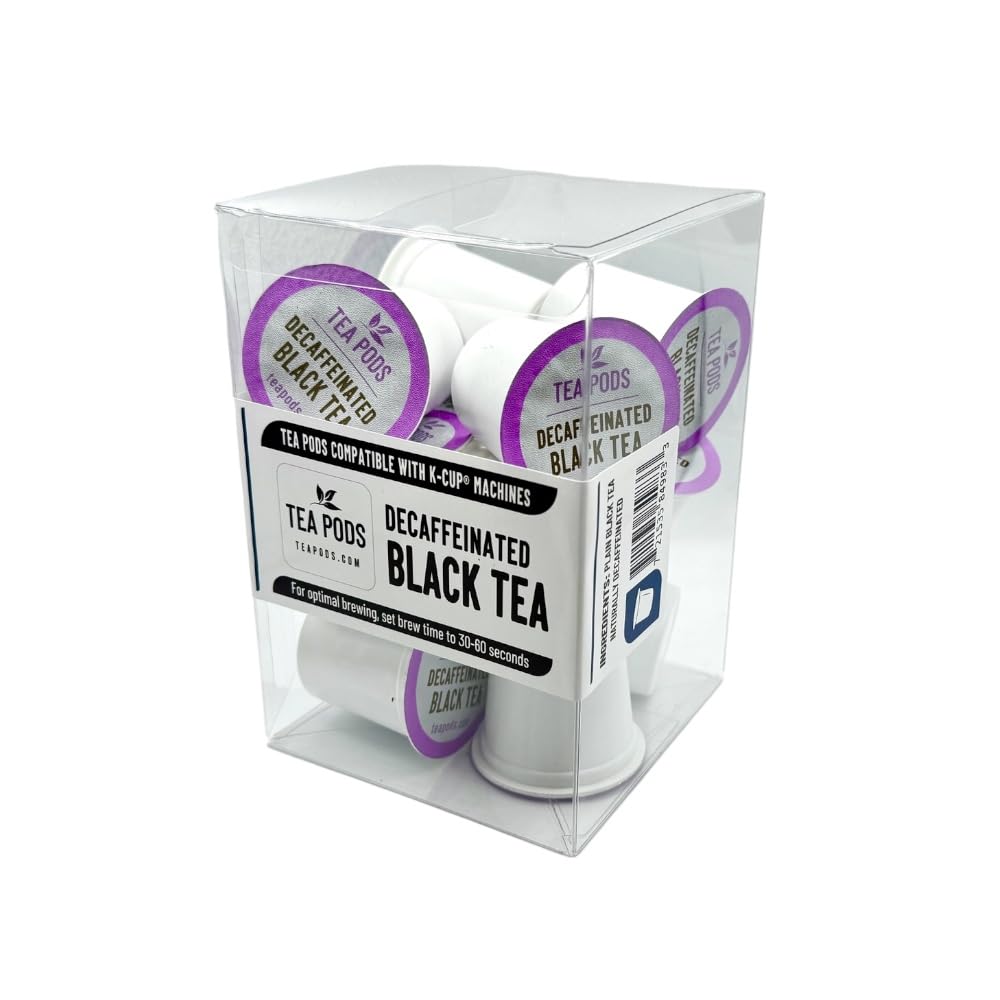 Amazon.com: Decaffeinated Black tea capsules compatible with K-Cup ...