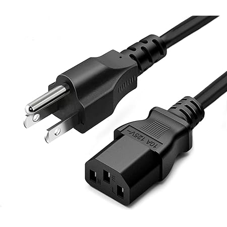 Amazon.com: Duttek Power Cord with Switch, PC Power Cord Inline Switch ...
