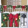 Amazon.com: Collections Etc Decorated Solar Lighted Christmas Garland ...