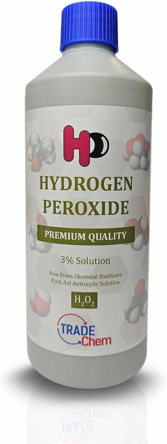 Hydrogen Peroxide 3% HP H2O2 10 Vols (500ml) : Buy Online at Best Price ...