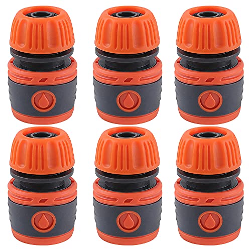 CENPEK 6Pcs 1/2 Inch Garden Hose Quick Connector Water Hose Connector ...