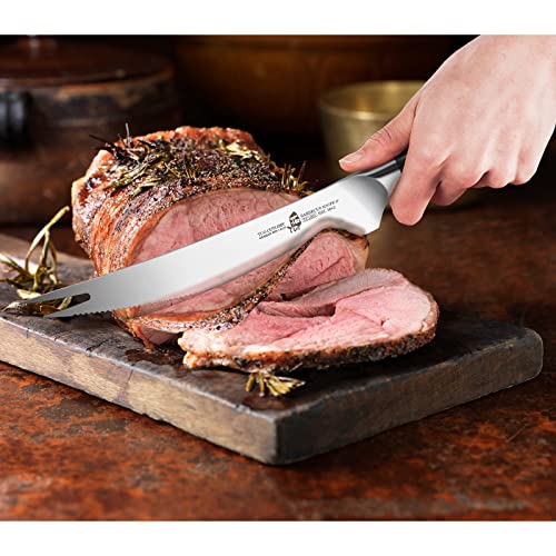 Snapklik.com : TUO BBQ Knife 8 Inch Meat Carving Knife Roast Cutting ...