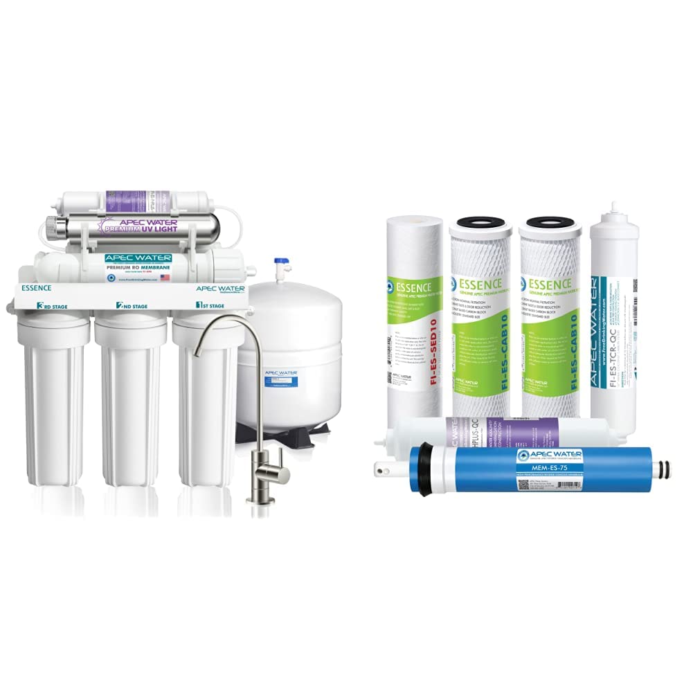 APEC Water Systems ROES-PHUV75 Essence Series Top Tier Alkaline Mineral ...