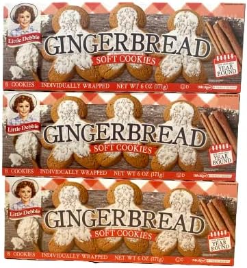 Amazon.com: Gingerbread Soft Cookies (3 Pack) *Year Round Version ...