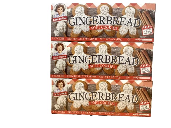 Amazon.com: Gingerbread Soft Cookies (3 Pack) *Year Round Version ...