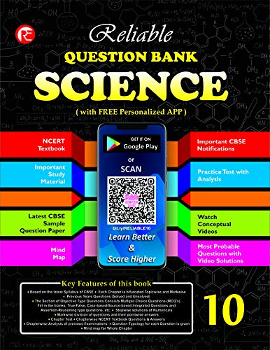 Reliable Question Bank Class 10 Science Book Chapterwise & Topicwise ...