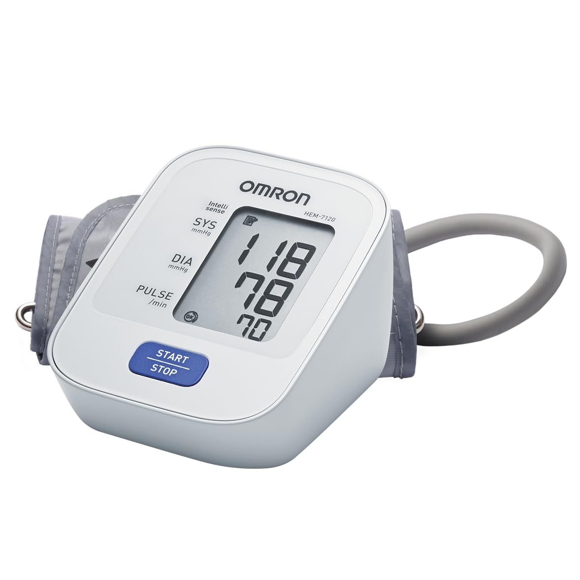 Omron HEM 7120 Fully Automatic Digital Blood Pressure Monitor With ...