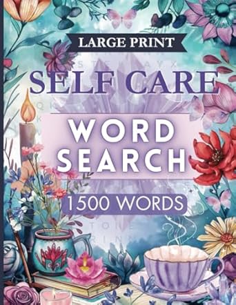 Self-Care Word Search Puzzle Book: Boost Your Mindset with Fun and ...