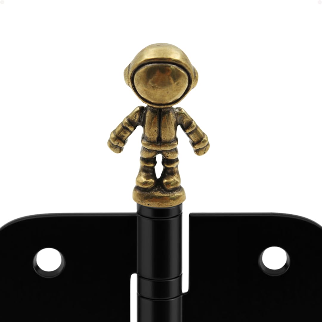 Amazon.com: Brass Astronaut Hinge Heads Decorative Topper - Magnetic ...