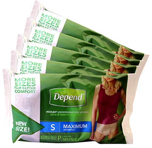Depend FIT-FLEX Incontinence Underwear for Women, Disposable, Moderate ...