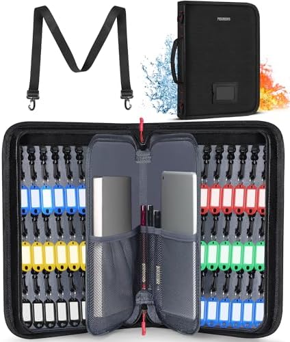 Amazon.com : STEELMASTER 24-Key Portable Zippered Key Case (201502417 ...