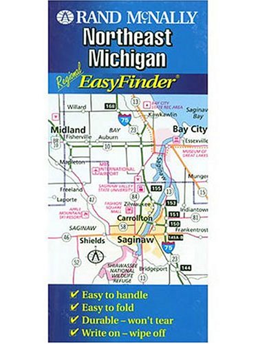 Easyfinder-Northeastern Michigan Regional (USA EasyFinder Laminated ...