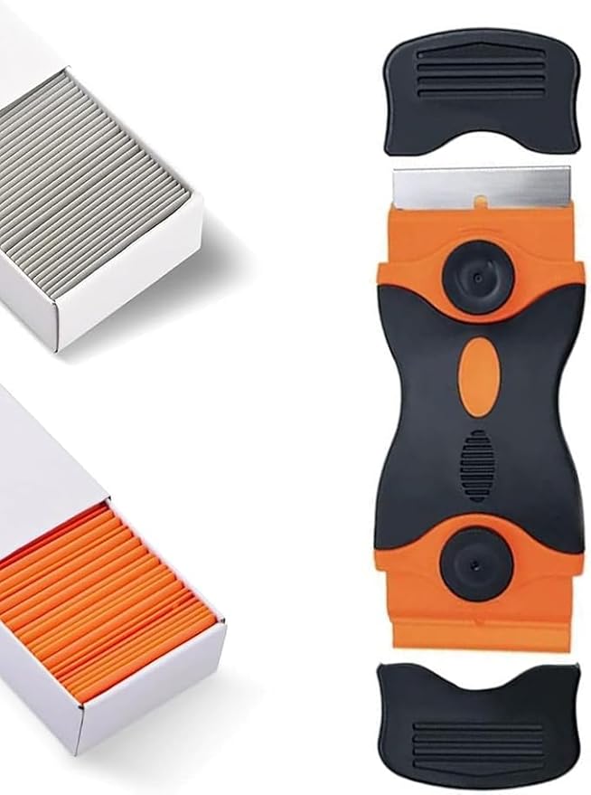 Multi-Surface Scraper Tool, Glass Scraper,Double Edged Non Scratch ...
