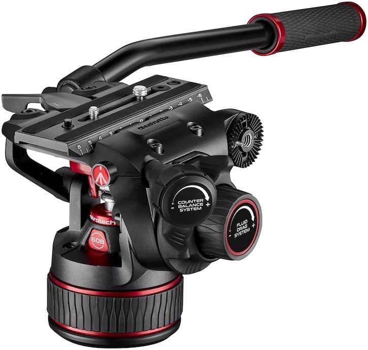 Amazon.com : Manfrotto 504HD Video Head (Black),1 x 1 x 1 inches ...