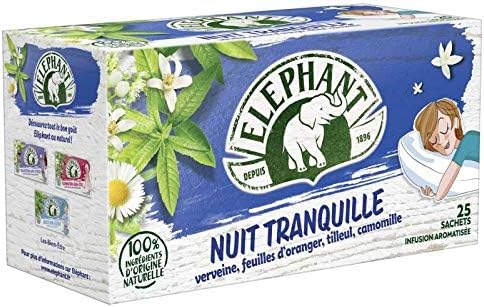 Elephant Infusion nuit tranquille 3x38g - : Amazon.co.uk: Grocery