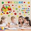 Amazon.com: JarThenaAMCS 94Pcs Back to School 3D Apples Bulletin Board ...