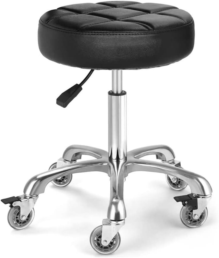 Amazon.com: Shop stools with Wheels Heavy Duty 400lbs,Stainless Steel ...