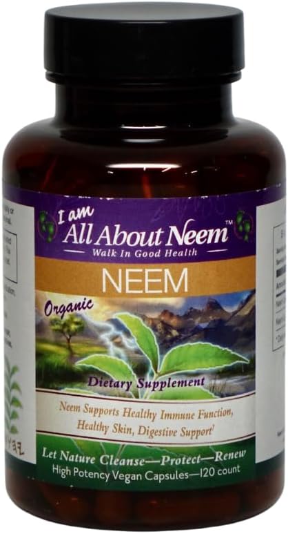 Amazon.com: High Potency Organic Neem Leaf Capsules | Herbal Supplement ...