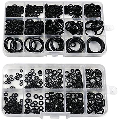 250 Pcs O-Ring Gasket Kit, 15 Sizes Rubber Washers Seals Assortment Set ...