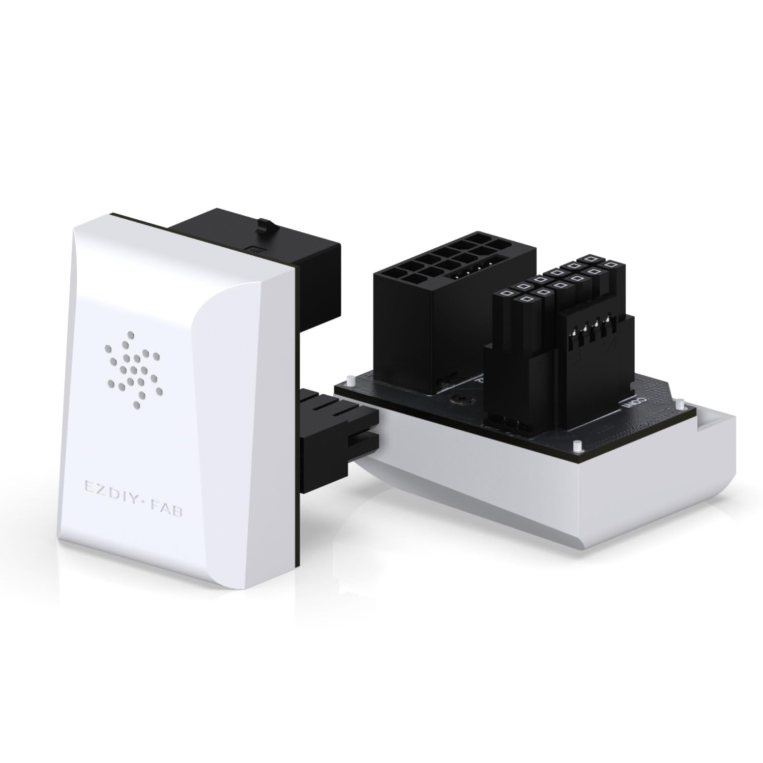 EZDIY-FAB PCIe 5.0 12VHPWR GPU Power Bridge, 12+4 Pin Angle Connector ...