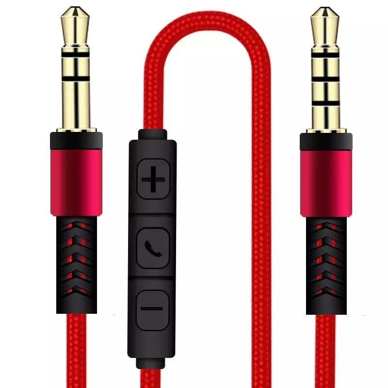 1.2m-4ft audio 3.5mm Nylon Braided AUX Cable Luxury Flexible ...