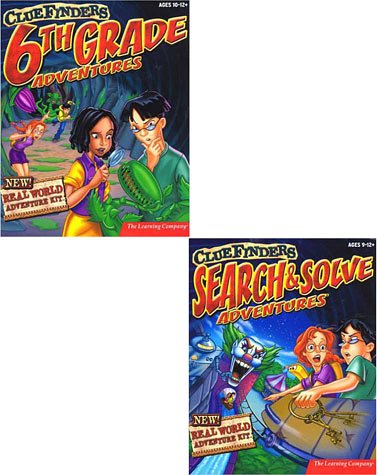Amazon.com: Cluefinders (2 pack) Search and Solve Adventures/6th Grade ...