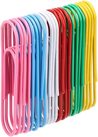 40 Pcs Jumbo Paper Clips Colored Paper Clips Large Paper Clips for ...