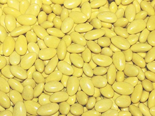 Amazon.com: FavorOnline Yellow Color Jordan Almonds Large with Thin ...