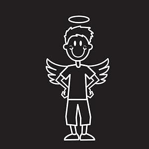 Amazon.com: Kalan Family Car Decal - Angel Son