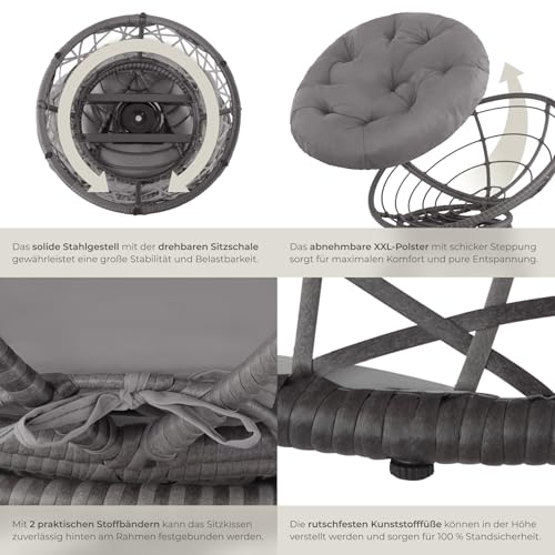 Rattan Drehsessel – Die 15 besten Produkte im Vergleich ...