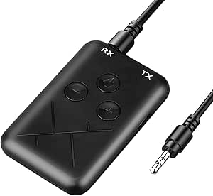 Alam_one 2-in-1 Bluetooth 5.0 Wireless Transmitter Receiver Adapter Use ...