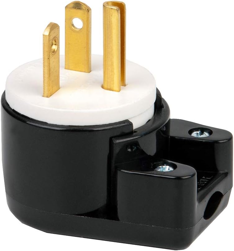 Tekit NEMA 6-20P Male Angled Plug,Industrial Grade 20A 250V Straight ...