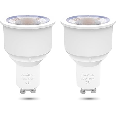 Luxvista GU10 Long Neck LED Bulbs, 9W Warm White 3000K Non-dimmable ...