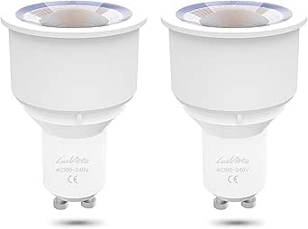 Luxvista GU10 Long Neck LED Bulbs, 9W Warm White 3000K Non-dimmable ...