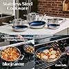 Amazon.com: The Blue Jean Chef 9-Piece Stainless Steel Cookware Set ...
