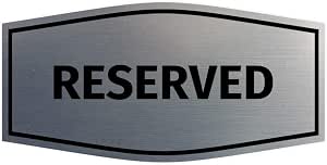 Amazon.com : Signs ByLITA Fancy Reserved Sign with Adhesive Tape ...