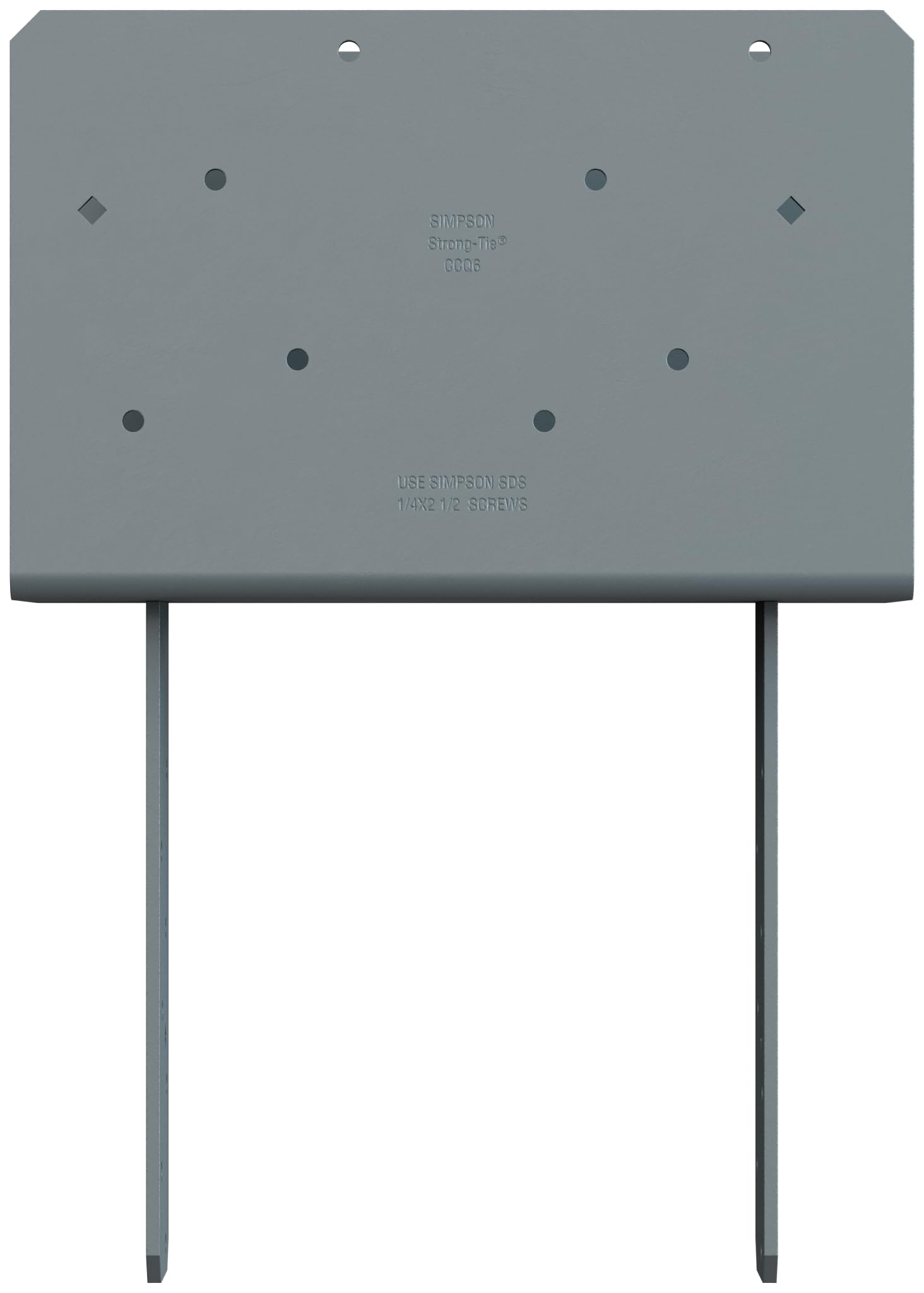 Amazon.com: Simpson Strong-Tie CCQ68SDS2.5 CCQ Column Cap for 6X Beam ...