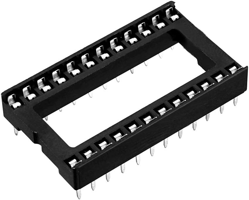 Amazon.com: uxcell 25pcs DIP IC Chip Socket Adaptor 2.54mm Pitch 15 ...