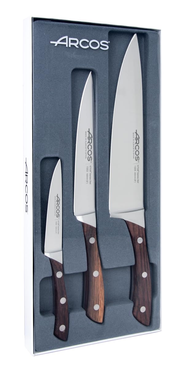 Buy Arcos Natura Series Kitchen Knife Set, Starter Kit Online at Low ...
