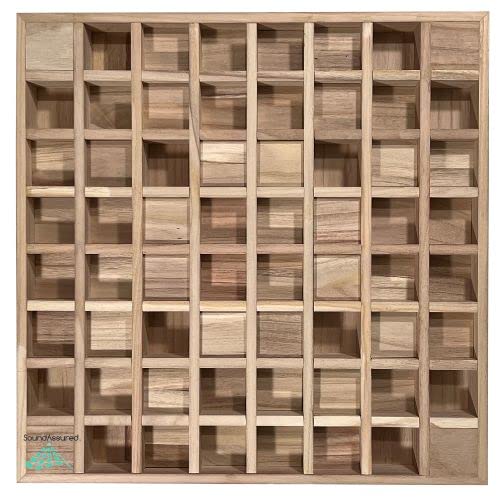 Acoustic Diffuser - Wood Acoustic Diffusion Panel - Wooden Sound Panels ...