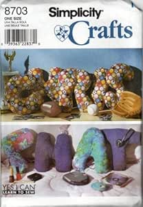 Amazon.com: Simplicity 8703 Sewing Pattern Stuffed Alphabet Pillows ...