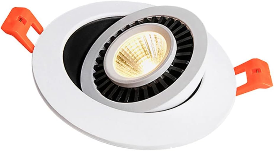 YHQSYKS 2/3/4/5 Inch Gimbal LED Recessed Light, 3W/5W/7W/12W Adjustable ...