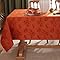 Amazon.com: SASTYBALE Christmas Fall Jacquard Tablecloth Rectangle ...