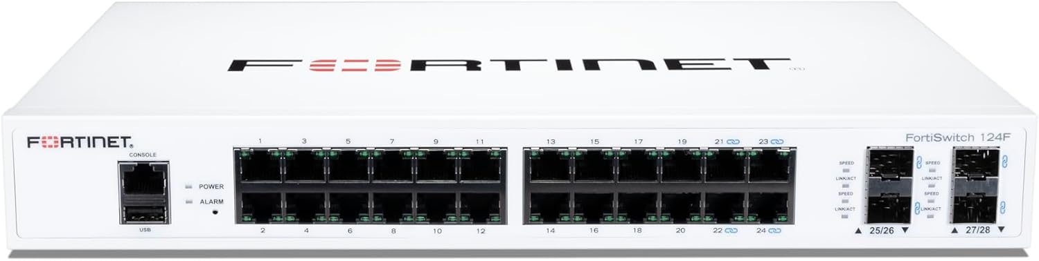 Amazon.com: Fortinet FortiSwitch - 124F Performance L2 Switch - 24 GE ...