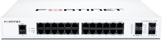 Amazon.com: Fortinet FortiSwitch - 124F Performance L2 Switch - 24 GE ...