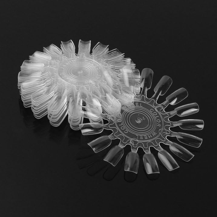 Amazon.com: Honbay 20PCS Plastic 18 Tips False Nail Swatches Wheels ...